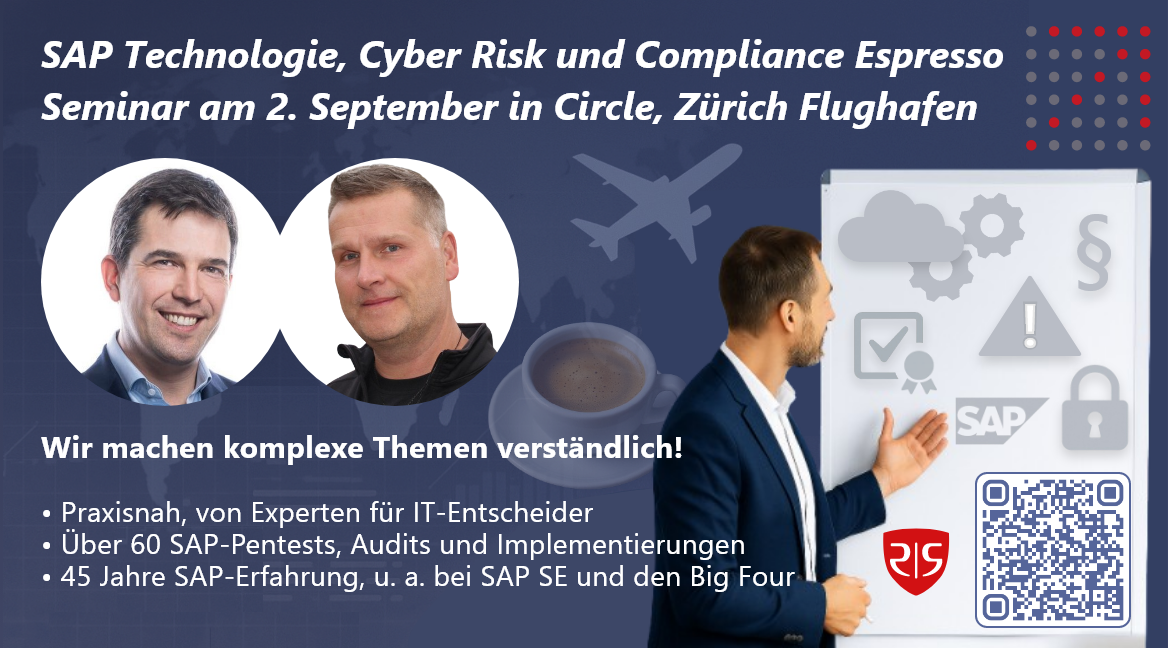 SAP Technology, Cyber Risk and Compliance Espresso - Riscomp